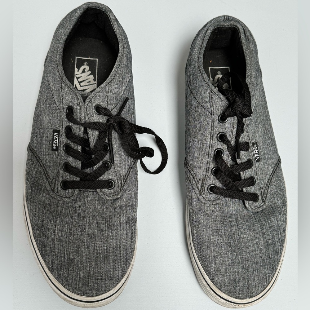 Vans Grey Low Top Sneakers - Gem